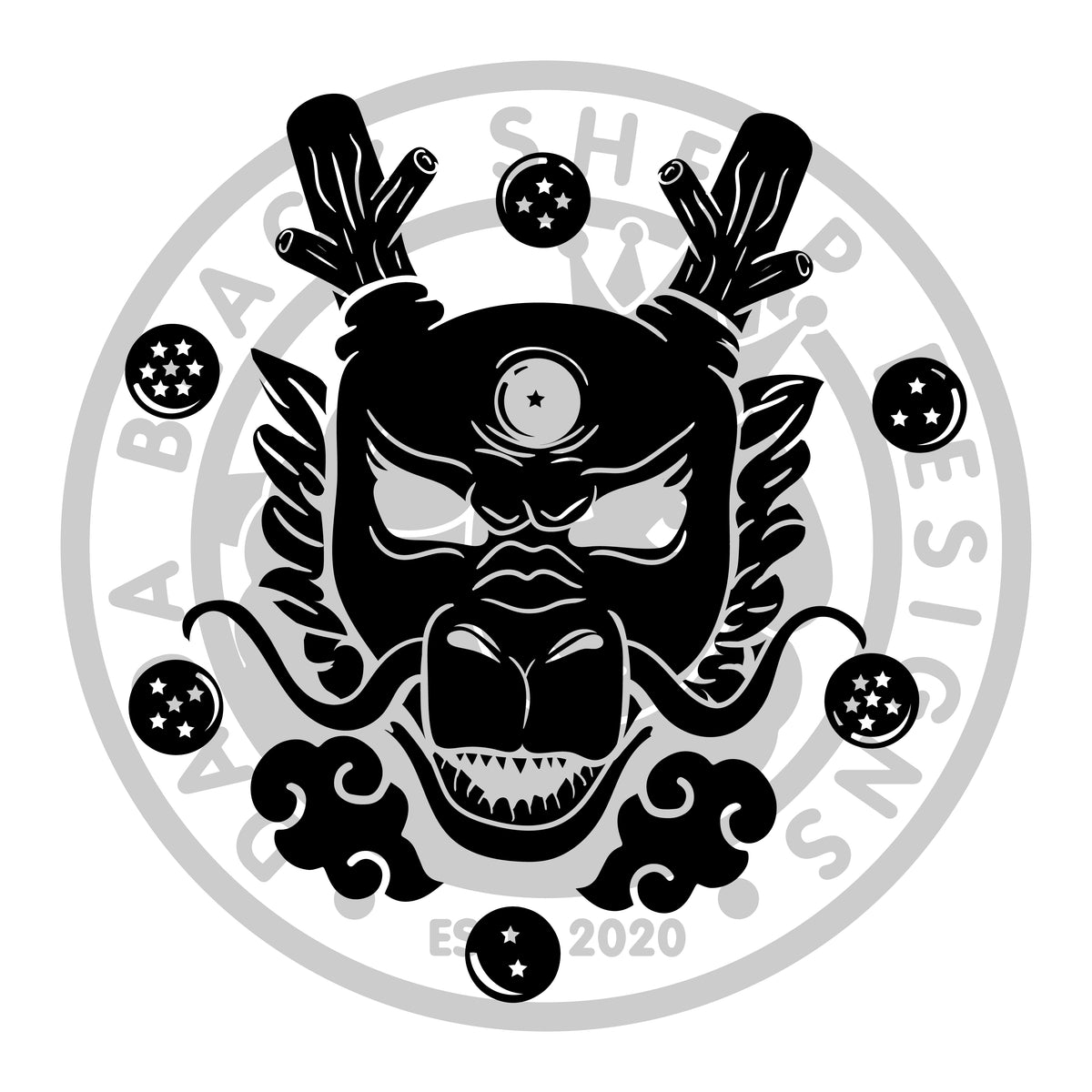 DBZ Shenron With Z Balls Car Decal – DADA BLACK SHEEP DECALS